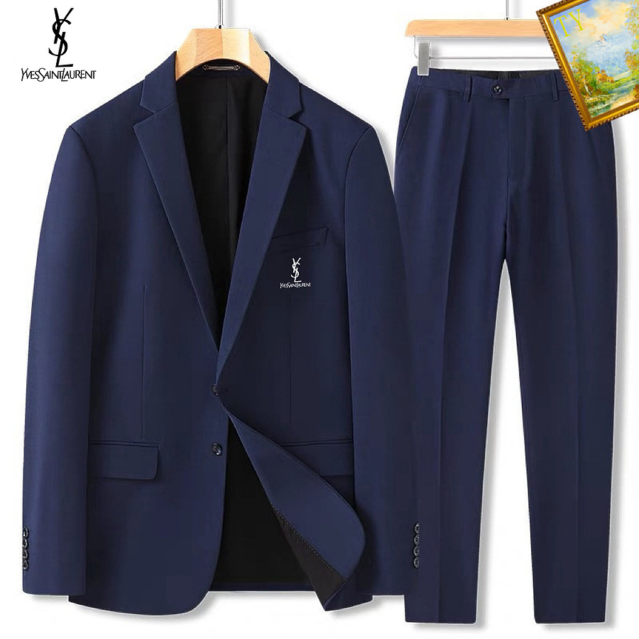 YSL men's 2 piece Sets suit #712190 replica